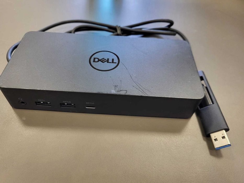 Docking station Dell Universal D6000, USB Type-C, cu incarcator 130W ...