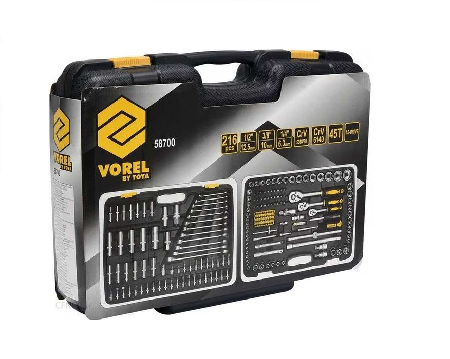 Trusa de scule profesionala VOREL, 216buc Bod • OLX.ro