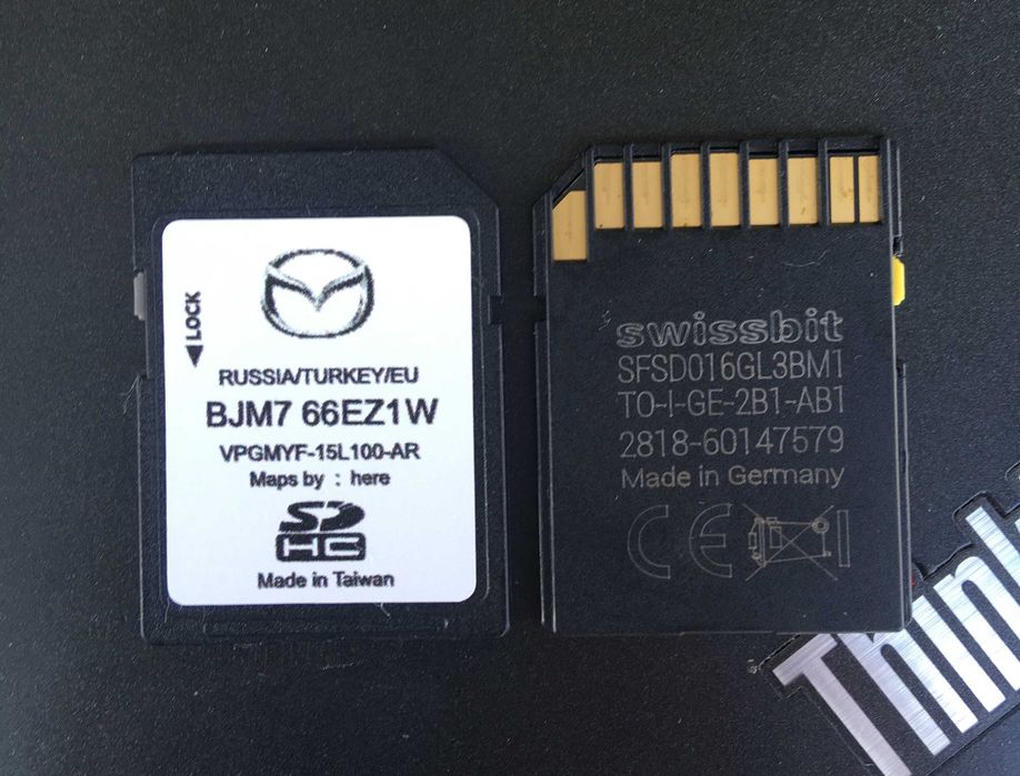 MAZDA Sd Card 2024г Навигационна Сд Карта Europa Мазда Connec1 гр ...