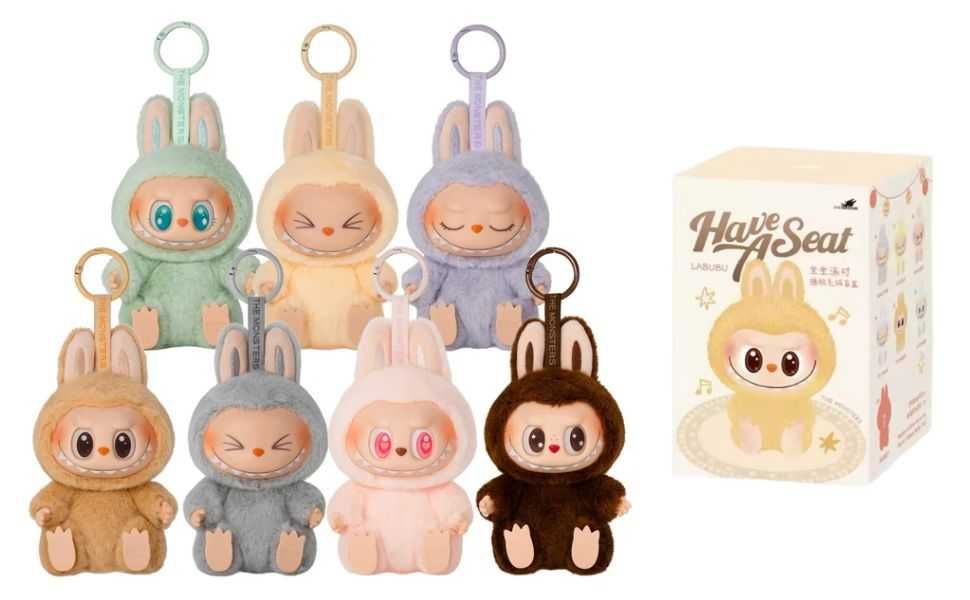 Labubu take a seat пълна колекция 6 броя ,лабубу take a seat версия 2 ...