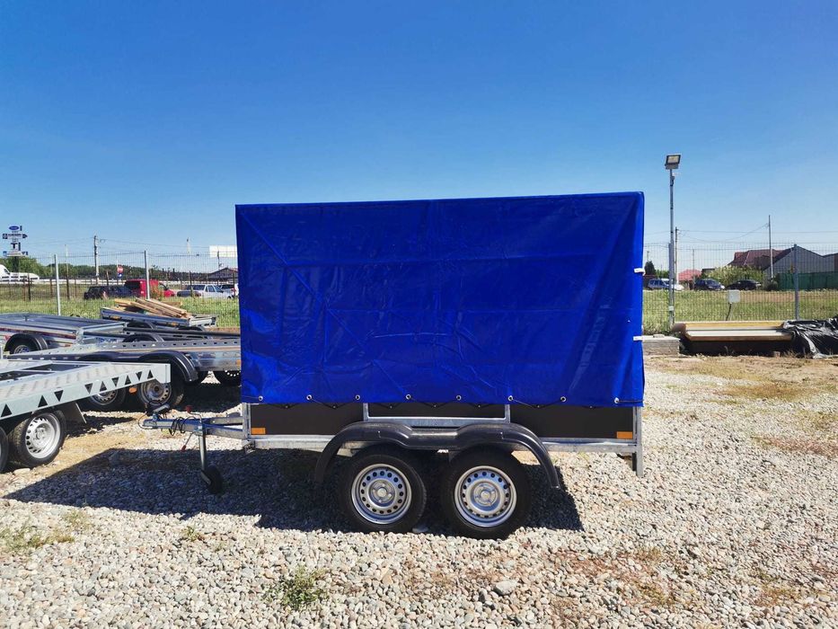 Remorca Auto 750 kg Repo Tandem Platformă Peridoc Trailer Atv Moto ...