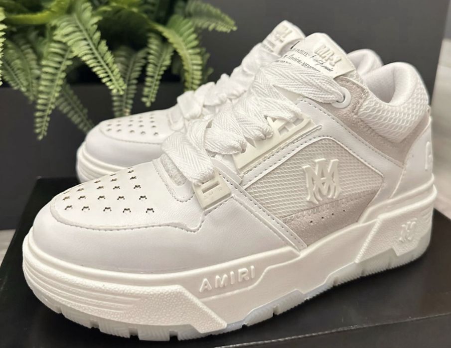 Adidasi Amiri MA 1 full alb white Bucuresti Sectorul 2 • OLX.ro