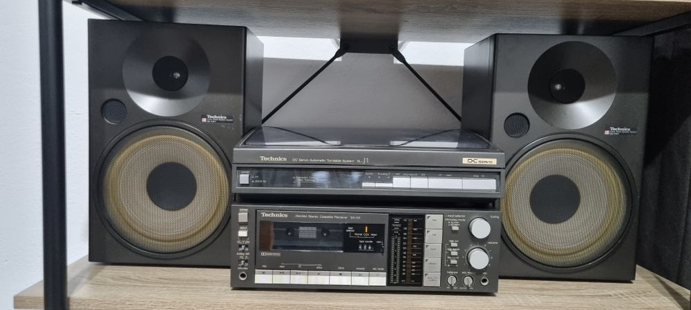 Sistem audio Technics cu radio, deck, pickup si boxe Ramnicu Valcea ...