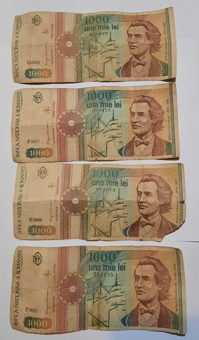 Vând o bancnotă de 1000 de lei Eminescu Timisoara • OLX.ro