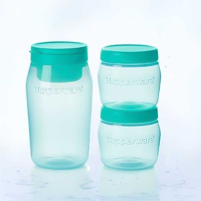 Комплект универсални буркани 2 бр 325 мл и 1 бр 825 мл на Tupperware гр. Варна Възраждане 1 • OLX.bg