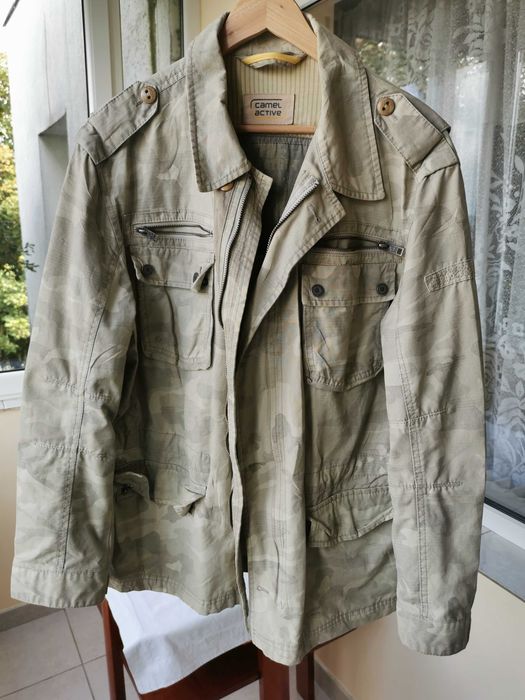 Geaca, Jacheta , verde camuflaj model desert, military, Camel Active L ...