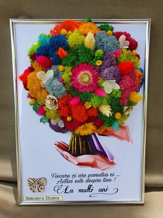 Tablouri cu licheni cadou pentru mama Giroc • OLX.ro