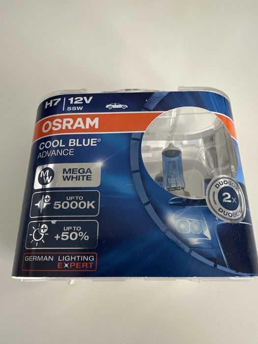 Osram H7 12V 55W Cool Blue Advance автомобилни крушки гр. София 7-ми 11-ти километър • OLX.bg