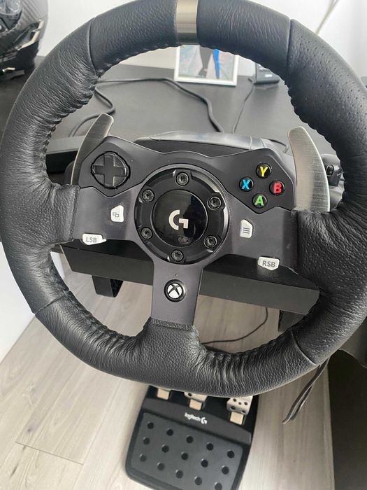 Volan Logitech 920 cu pedale si schimbator PC/Xbox Baia Mare • OLX.ro