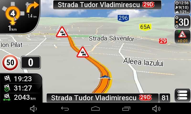 Navigatie GPS 7 inch Camion/TIR/BUS, iGO Primo harti 2025, radare fixe ...