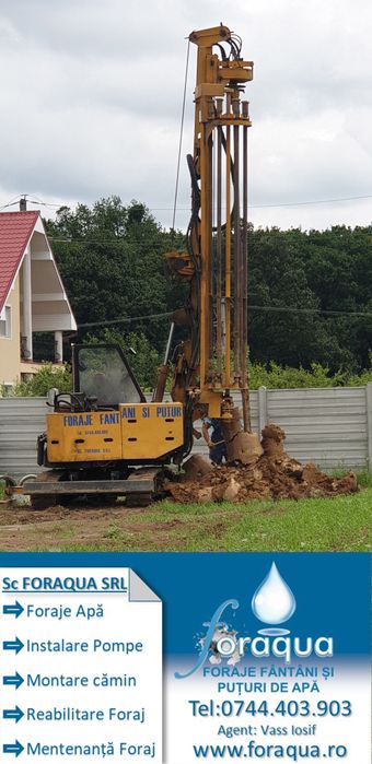 Foraj apă, Fântână clasică cu tub beton Ceica • OLX.ro