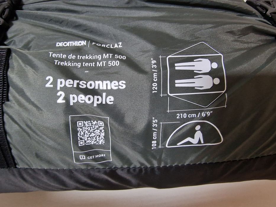 Cort Quechua Decathlon Mt500 2 persoane camping drumetii trekking noua ...