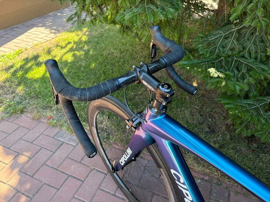 Cursiera/bicicleta italiana carbon CIPOLLINI Ultegra di2/roti carbon ...