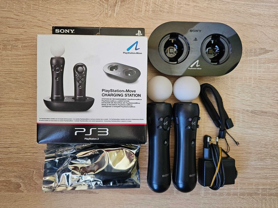 2 x TWIN MOVE + Зарядна станция за PlayStation PS3/PS4/PS5 гр. София Център • OLX.bg