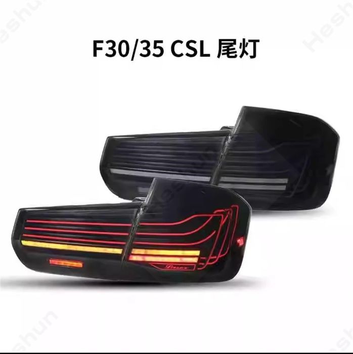 Set Stopuri Full LED RGB 3D Dragon Scales BMW Seria 3 F30 F35 F80 M3 ...