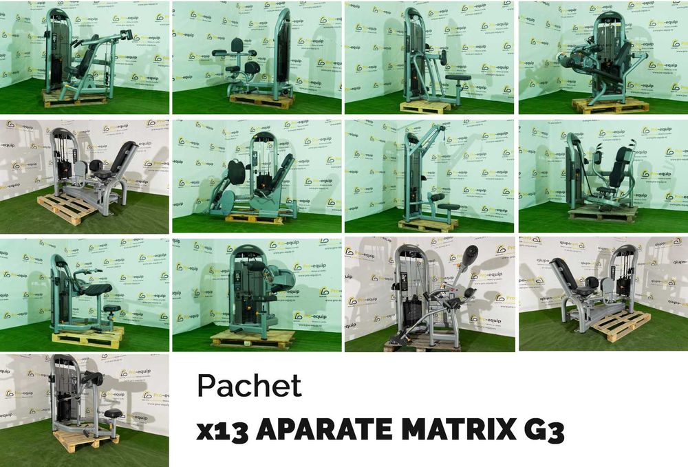 Pachet 13 APARATE FITNESS Matrix G3 (livrare toata Romania) Iasi • OLX.ro