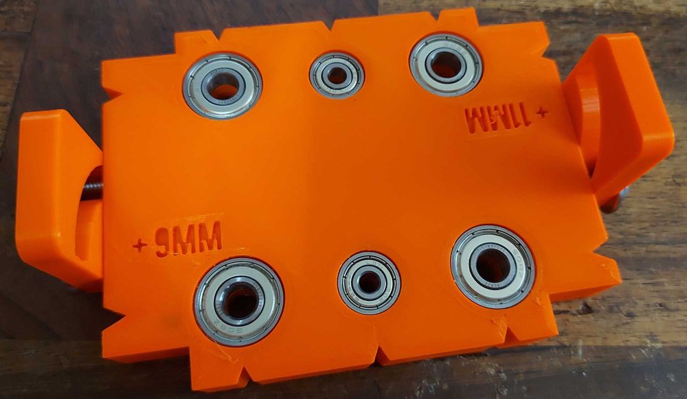 Sablon mobila demontabili minifix15 de 24/34mm forma L frezare/gaurire ...