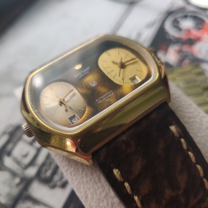 Ceas Sharp Swiss Automatic Dual Dial Rahau • OLX.ro