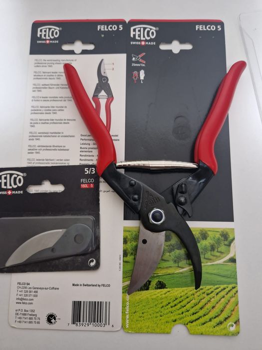 Foarfeca profesionala Felco 5 + lama de rezerva Popoveni • OLX.ro