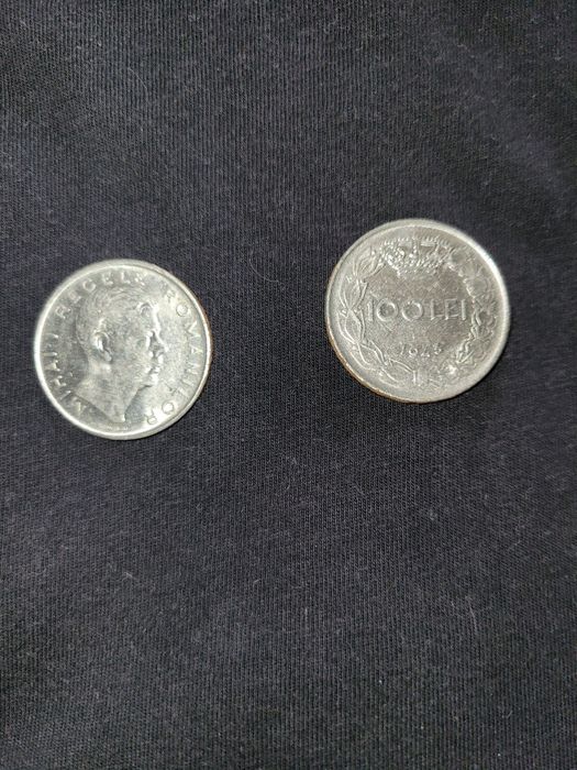 Monede 100 lei din anul 1943 Slatinioara • OLX.ro