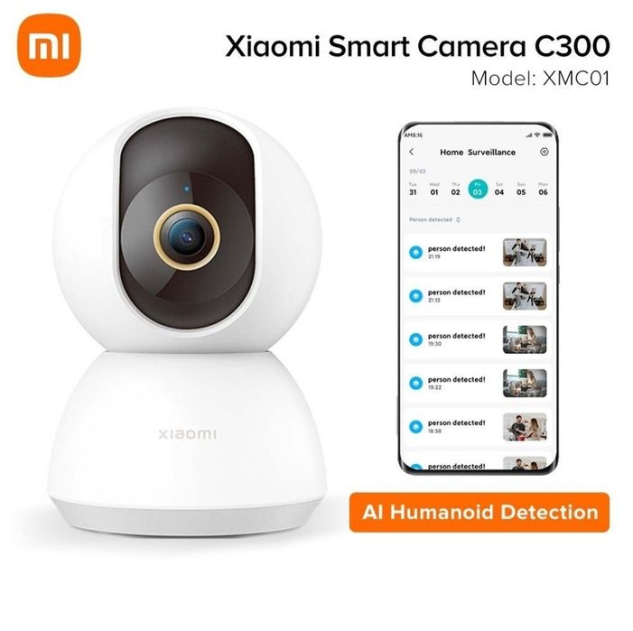 Xiaomi kamera smart wifi kamera 360 mi camera C300: 399 000 сум ...