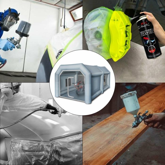 Cabina de vopsit auto,moto,repere ,mobila 4x2,5x2,2,2m completa Bacau ...