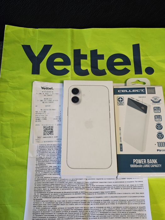 99% 256GB iPhone 16 Plus + Yettel Гаранция 2027г. White / Бял гр. София ...