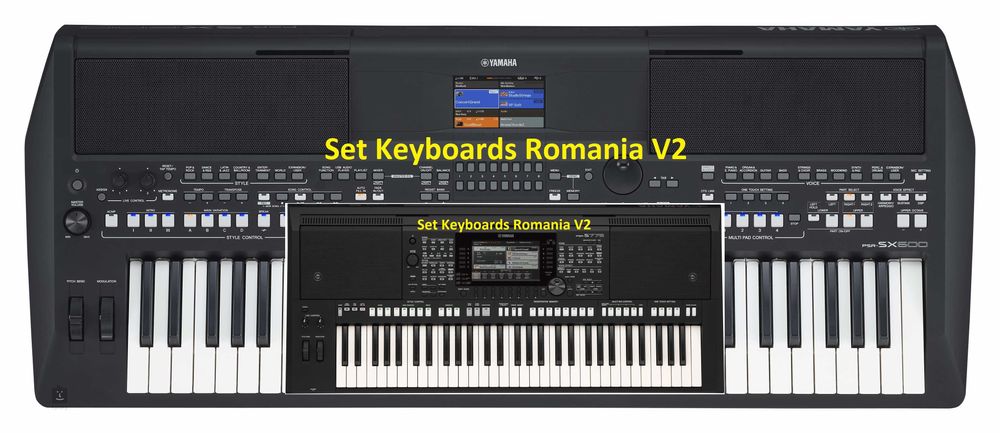 Set Keyboards Romania V2 tonuri si style-uri noi Yamaha PSR SX Bacau ...
