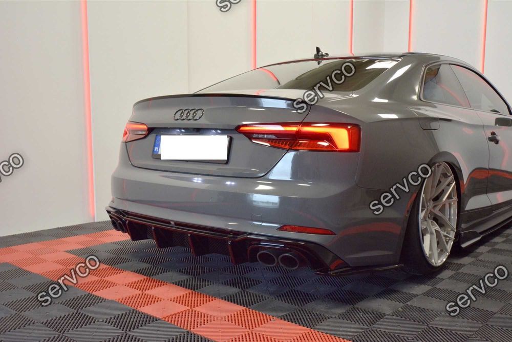 Prelungire difuzor bara spate Audi A5 S5 F5 Sline 2017- v14 - Maxton ...
