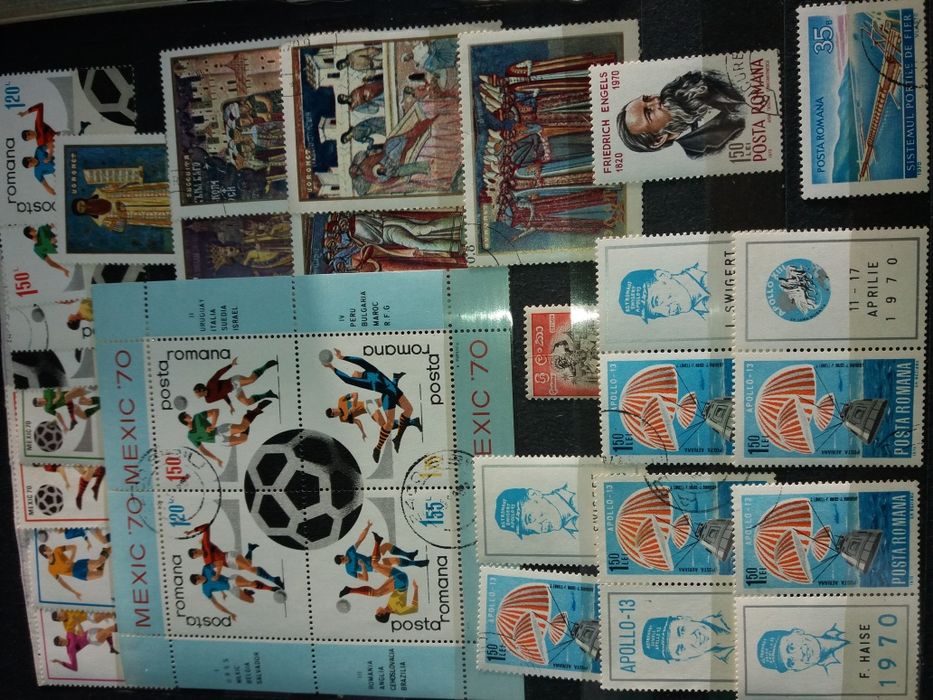 Clasor timbre romanesti vechi anii 1969 - 1985 Pitesti • OLX.ro