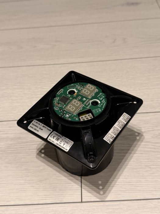 Ventilator baie CATA E-100 GTH BK, senzor umiditate, timer, afisaj LED ...