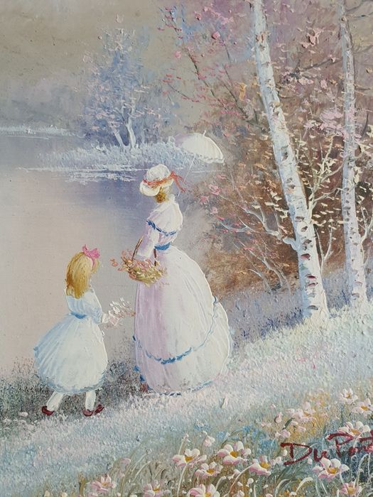 Alfred Du Pont- Маслени бои, платно, 60×50 гр. Търговище Вароша • OLX.bg