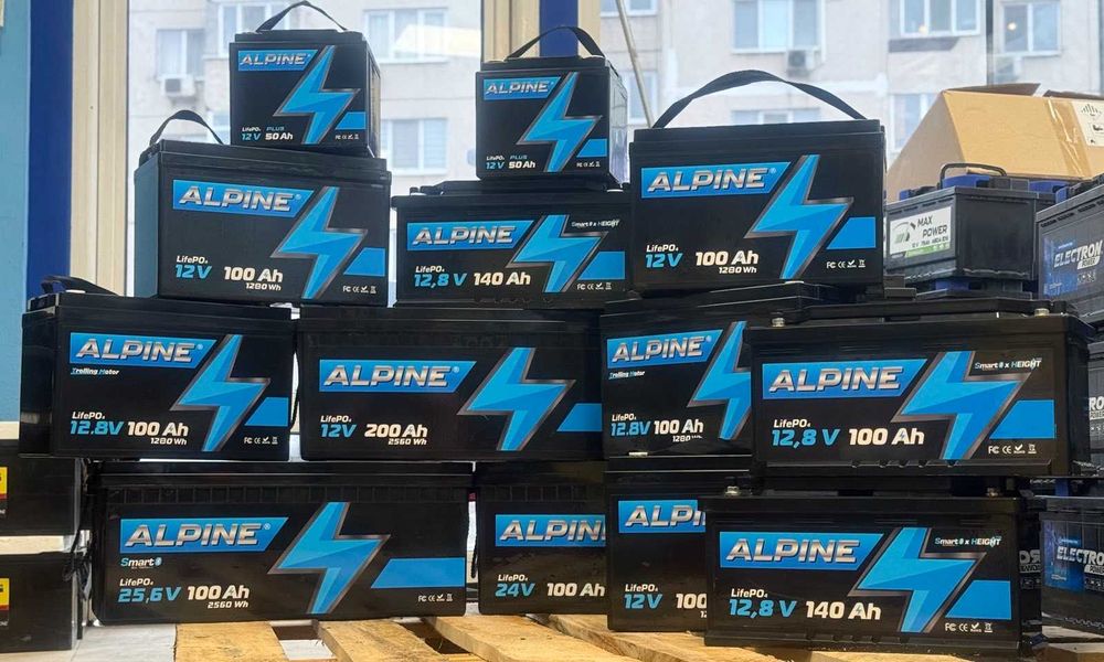Нови тягови LiFePO4 акумулатори Alpine 12V 200AH с блутут гр. Пловдив ...