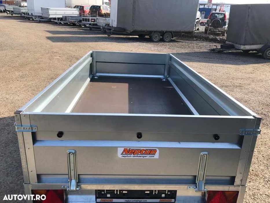 Remorca 2 axe/remorca 750 kg /remorca auto/Neptun PRO 263/129/45 Cluj ...