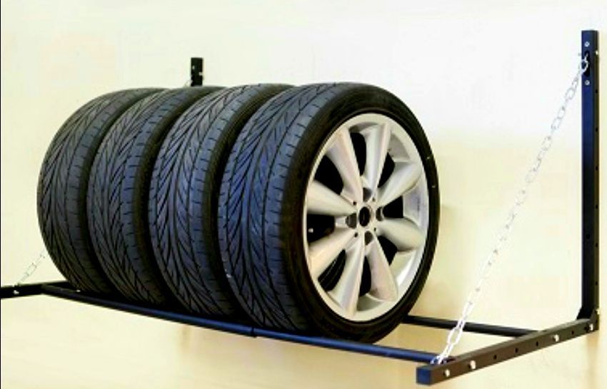 SUPORT pentru depozitare ROTI AUTO pliabil si extensibil NOU - 180 Lei ...