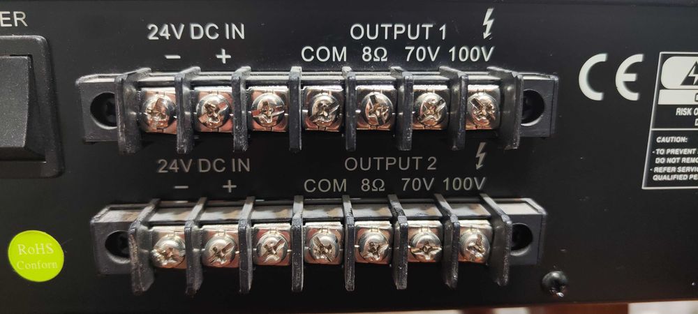 Amplificator Audio Monacor SINUS 220 2x220W 8 Ohms Statie Linie 100V ...