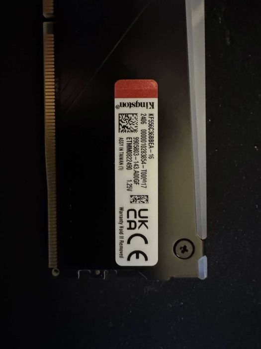 Memorie RAM Kingston FURY Beast DDR5 32GB (2×16GB) 5600MHz RGB ...