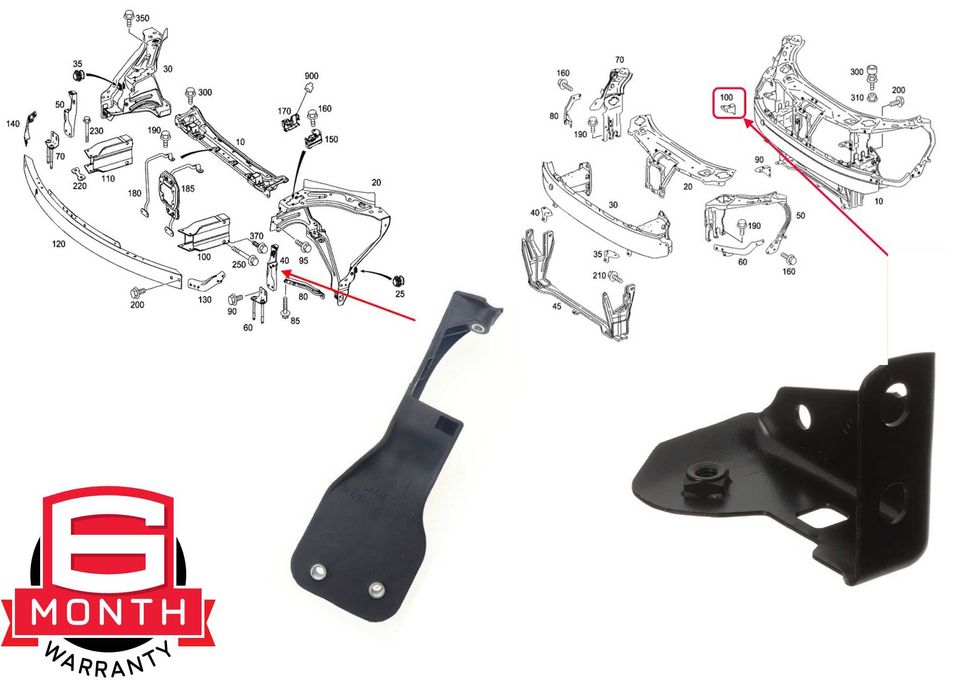 Kit reparatie urechi rupte far/faruri auto Mercedes X204 S-Class W221 ...