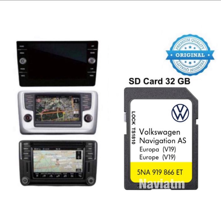 VW SD Card Harta Navigatie DISCOVER Pro 32G PASSAT Europa ROMANIA 2025 ...