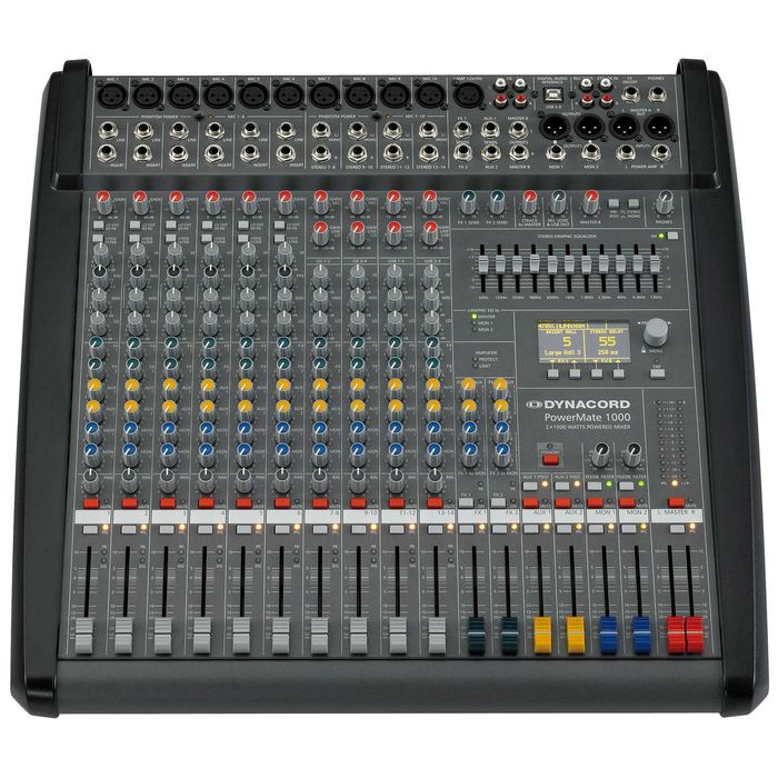 DYNACORD POWERMATE 1000-3 audio mixer (2X1000W) + Geanta (CLONE ...