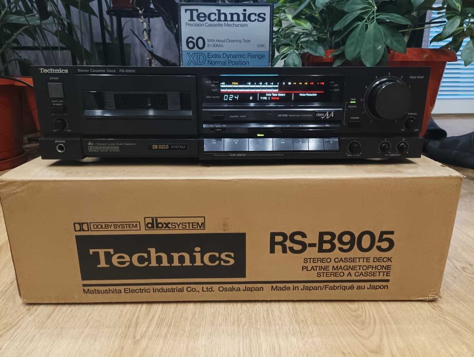 Касетен дек Technics RS-B905 в отлично техническо състояние + подарък ...