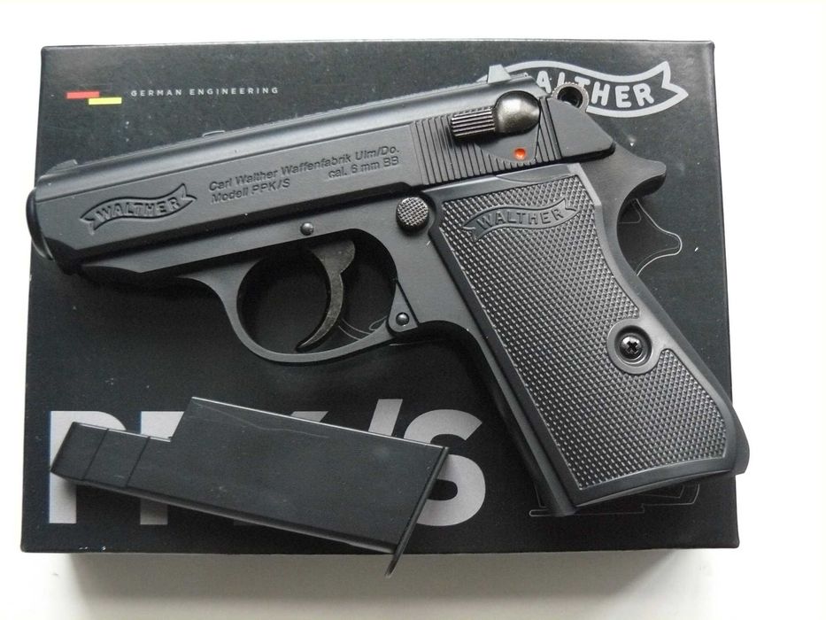 Pistol Airsoft WALTHER PPK/S Spring/Arc, Nou Produs Umarex Cu Licenta ...