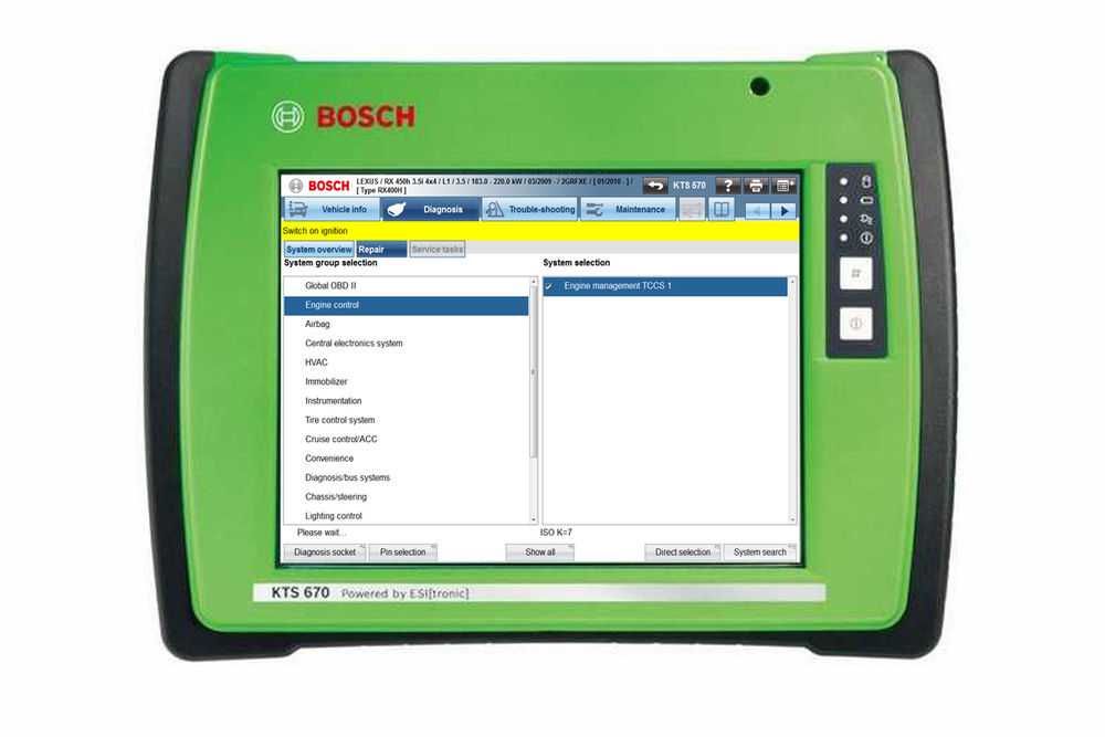 ESI[tronic] 2013-Q3 pentru Bosch KTS 650 si KTS 670 Bucuresti Sectorul ...