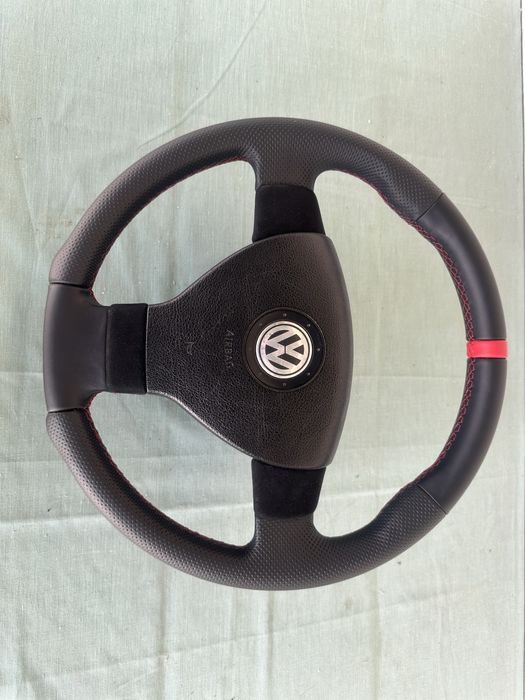 Volan piele perforata VW PASSAT B6/GOLF 5/touran/jetta/tiguan Slatina ...