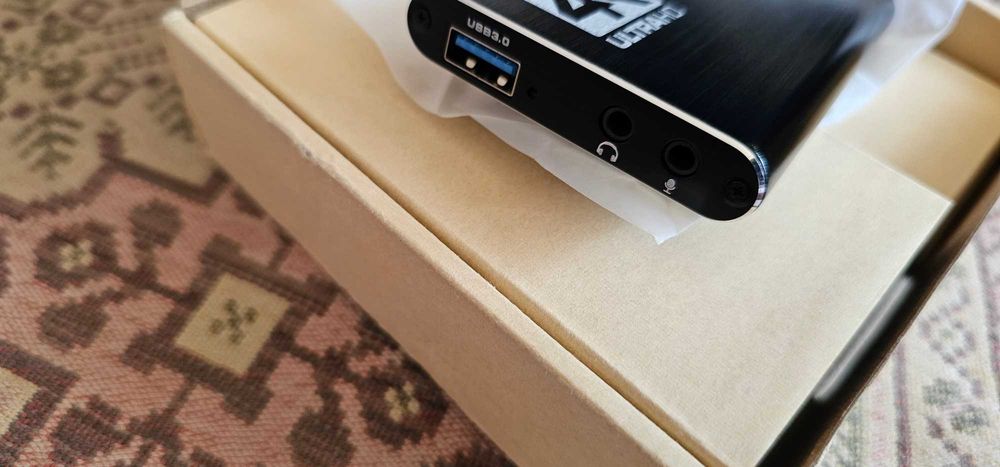 Placa de captura video, 4K, input HDMI 4K 30fps la output 1080p 60fps ...