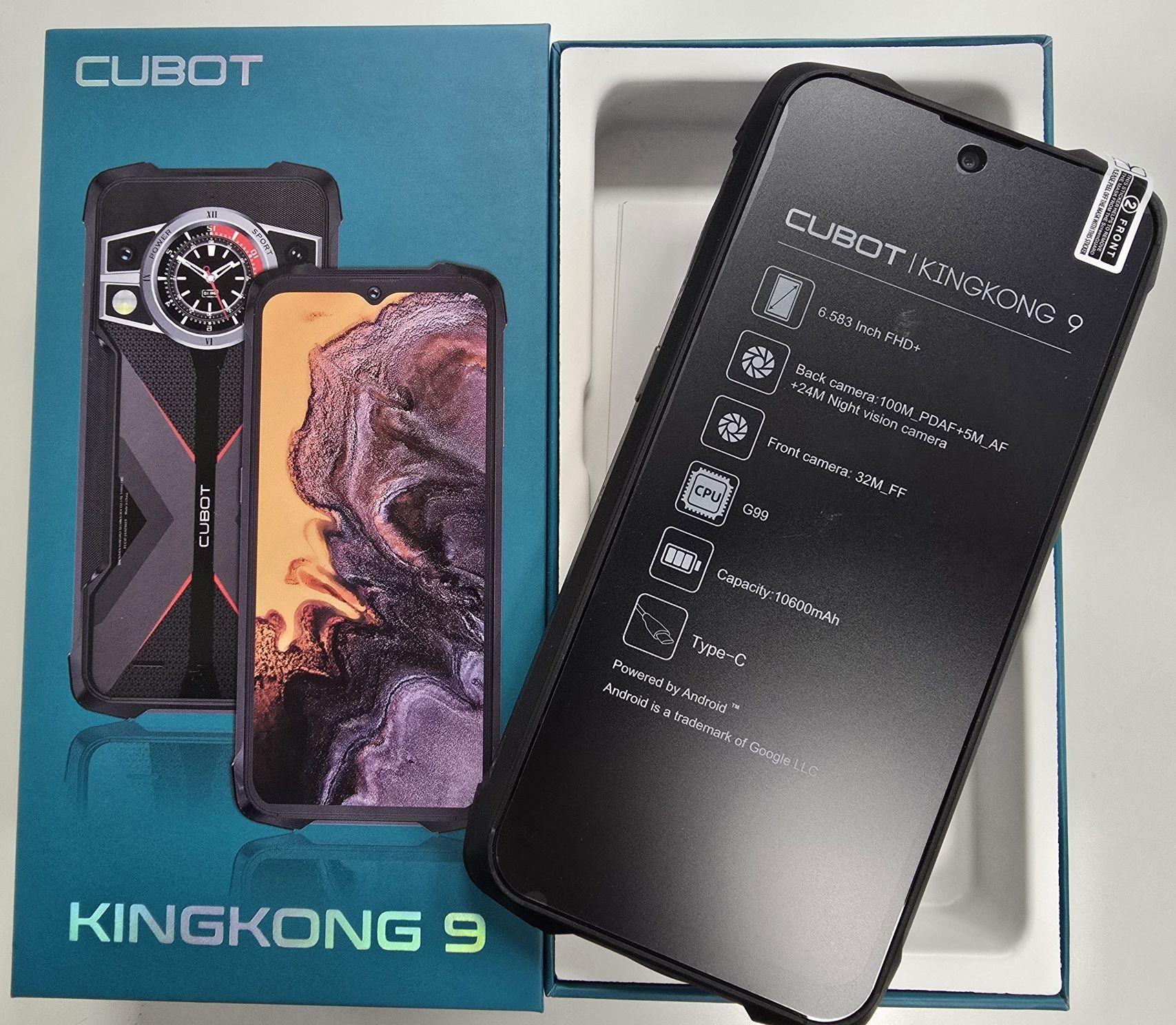 Продавам: Удароустойчив смартфон Cubot King Kong 9 256GB/12GB RAM гр ...