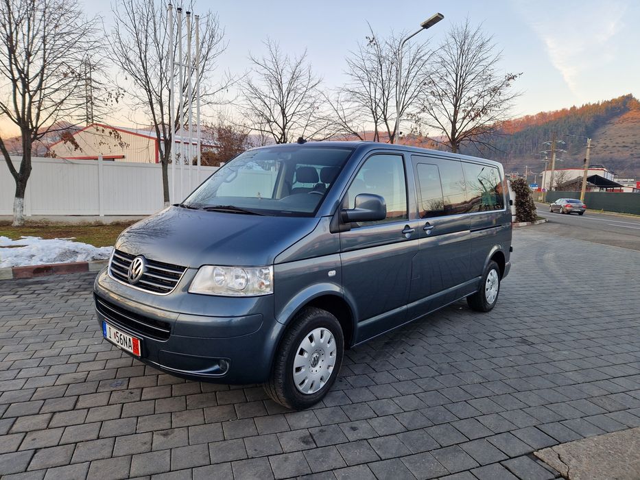 VW T5 Caravelle 9 Locuri 2.5 131/2008/Zoll Valabil Piatra Neamt • OLX.ro