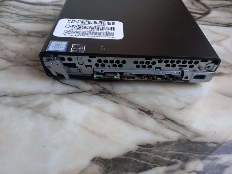 Мини kомпютър HP 600 G4 Intel® Core™ i3-8100T 8gb ddr4 ssd-забележки гр ...