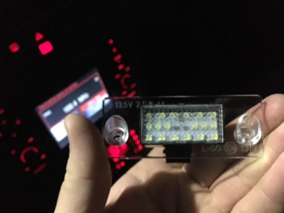 LED плафони регистрационен номер за Audi A3 8L A4 B5 с 18 SMD диода гр ...