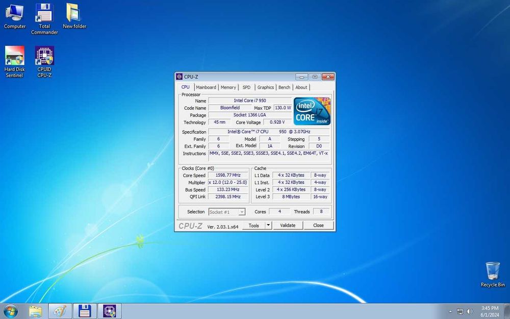 PC Desktop Intel I7 950, 16GB RAM, Nvidia GT 650Ti 2GB DDR5, HDD 1TB ...